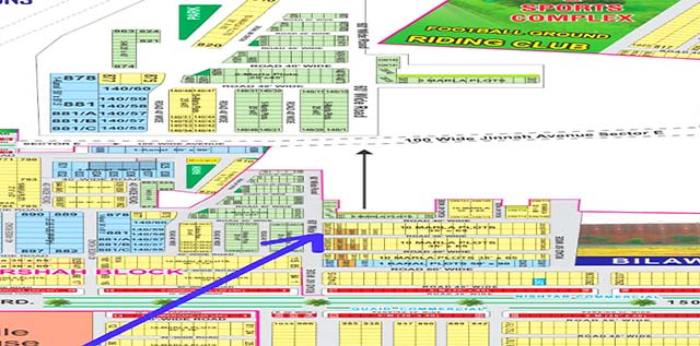 Nishtar Extension Sector F Bahria Town Lahore Main Boulevard Paid