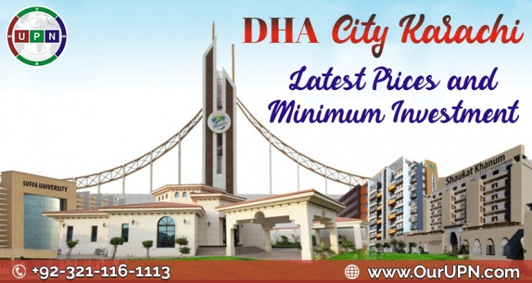 DHA City Karachi Latest Prices and Minimum Investment - UPN