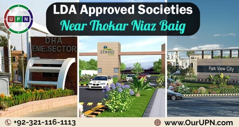 LDA Approved Societies Near Thokar Niaz Baig Lahore - UPN