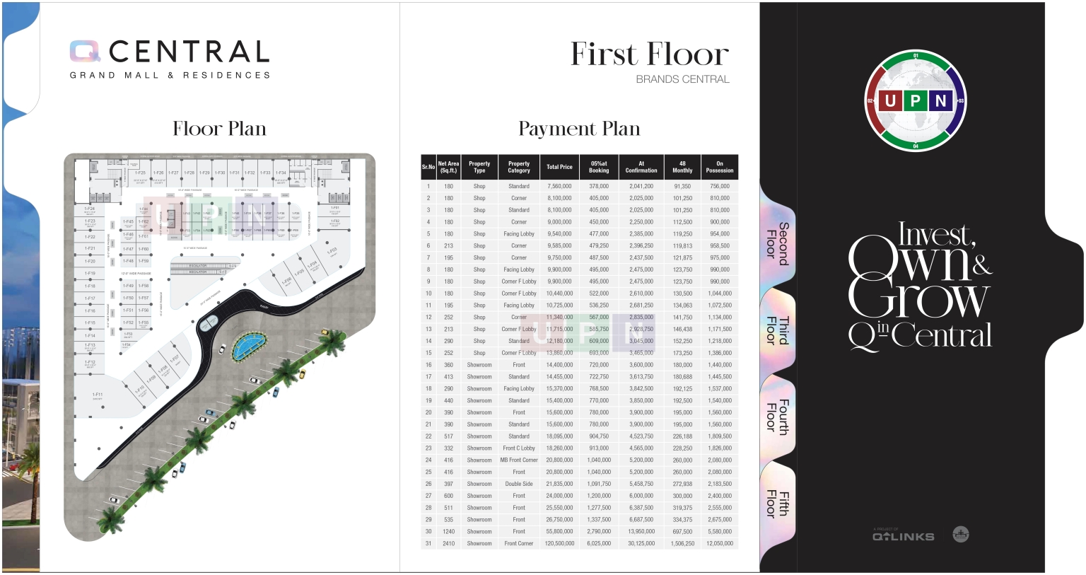 Q Central Grand Mall & Residences - Location Map | Payment Plan