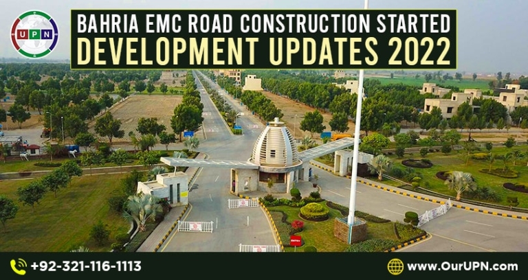 Bahria EMC Road Construction Started - Updates 2022