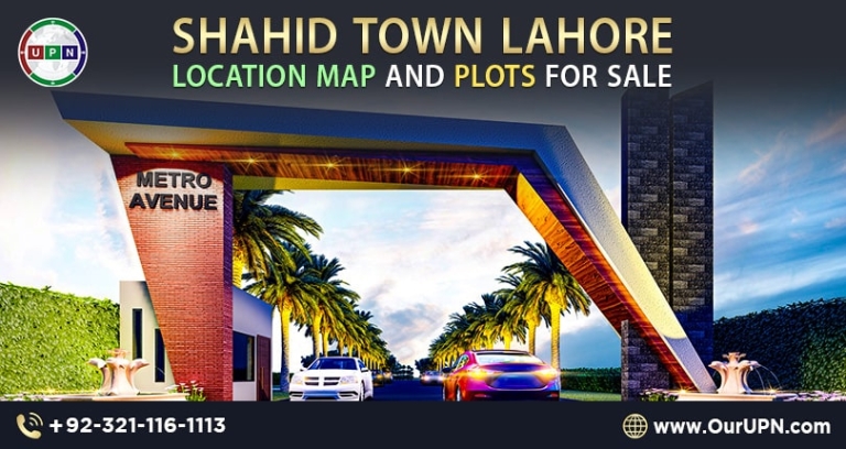 Shahid Town Lahore - Location Map and Plots for Sale - UPN