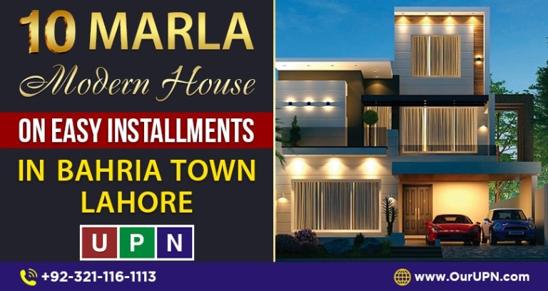 5 and 10 Marla Modern Houses on Easy Installments in Lahore