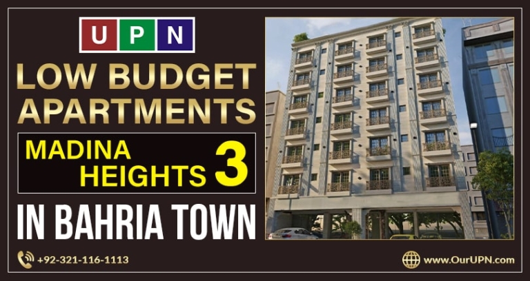 Low Budget Apartments in Madina Heights 3 Bahria Town - UPN