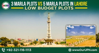 3 Marla Plots Vs 5 Marla Plots in Lahore - Low Budget Plots - UPN