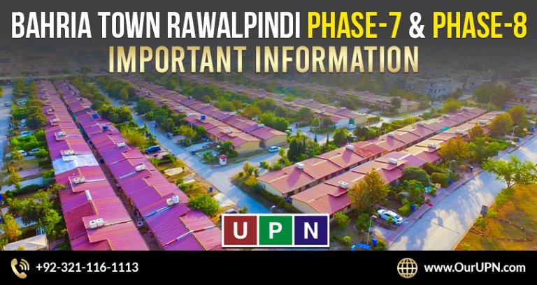 Bahria Town Rawalpindi Phase 7 & Phase 8 - UPN